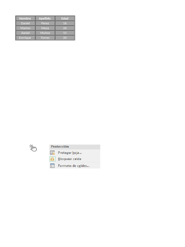 Ejemplo Clases Excel | PDF