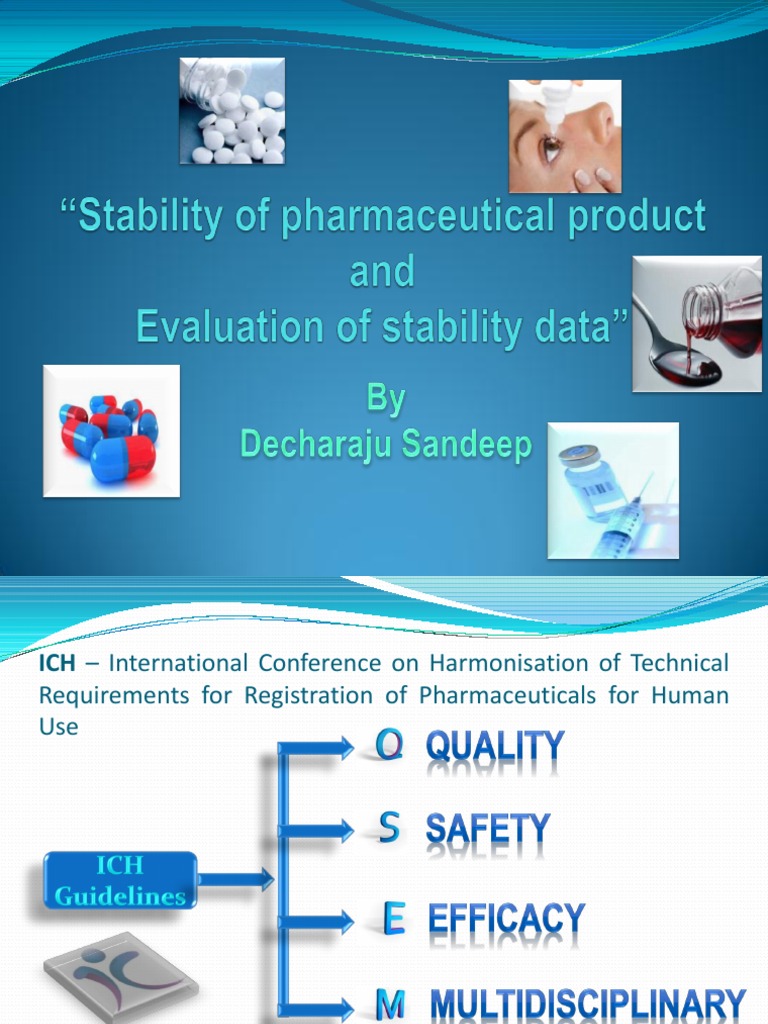 ICH Stability Guidelines for Pharmaceuticals | PDF | Clinical Trial | Ester