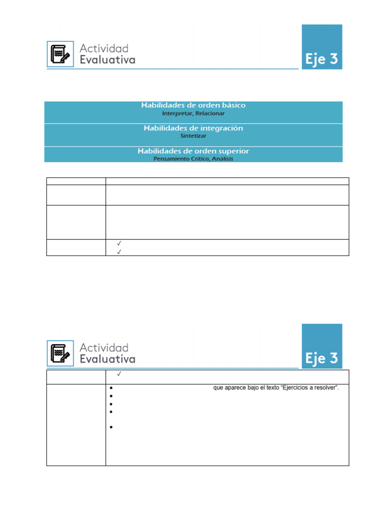 Tarea Eje 3 | PDF | Cognición | Aprendizaje