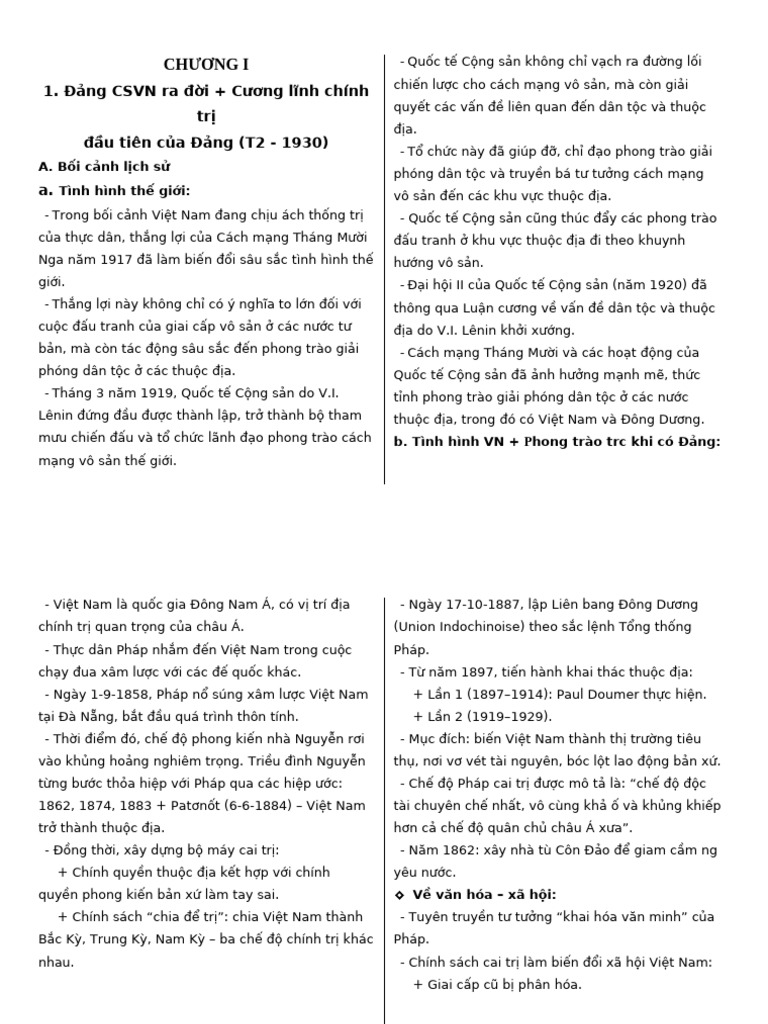 Lịch Sử Đảng CSVN | PDF