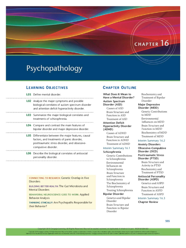Psychopathology | PDF | Mental Disorder | Autism