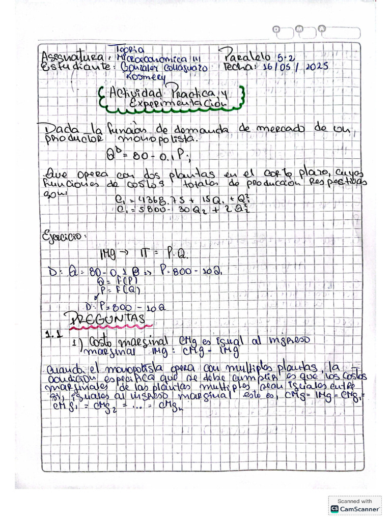 Ape 1605-5-2 Gonzalez Collaguazo Rosmery | PDF