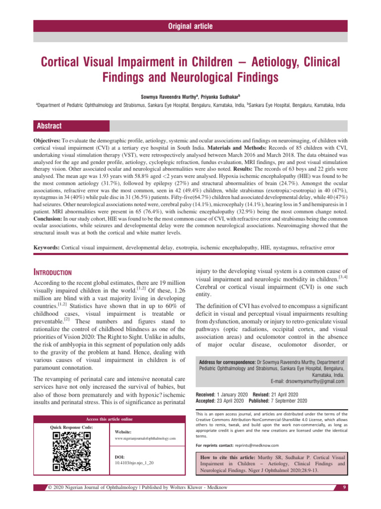 cortical_visual_impairment_in_children__.3 | PDF | Visual Impairment ...