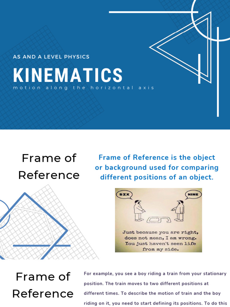 L02-Kinematics Along Horizontal Motion | PDF | Kinematics | Acceleration