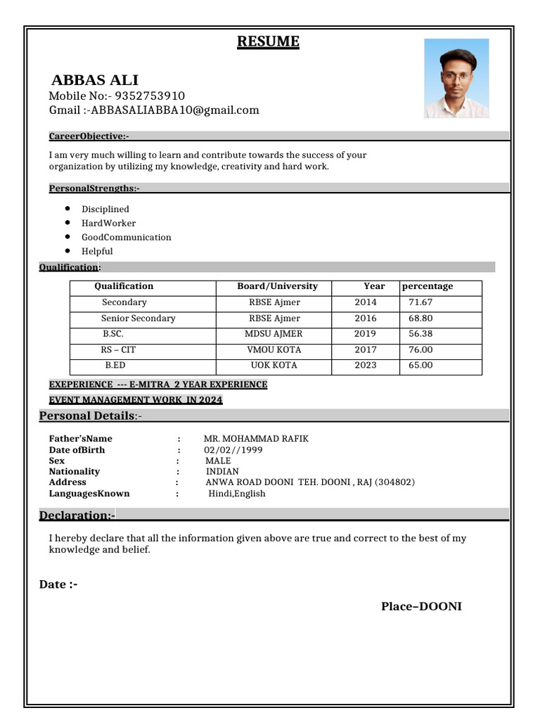 Rahul Resume | PDF
