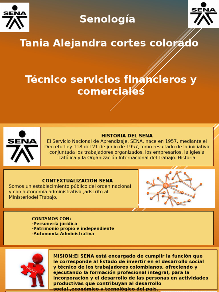 Historia y Misión del SENA en Colombia | PDF