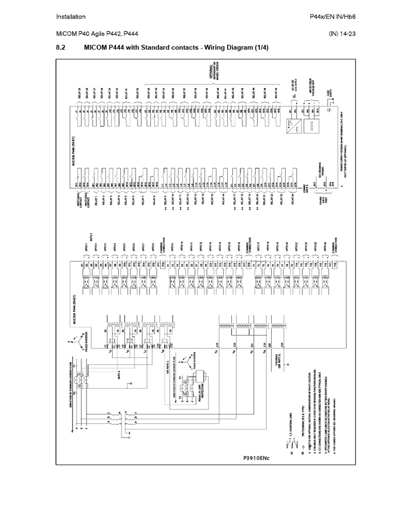 P444 Wiring | PDF