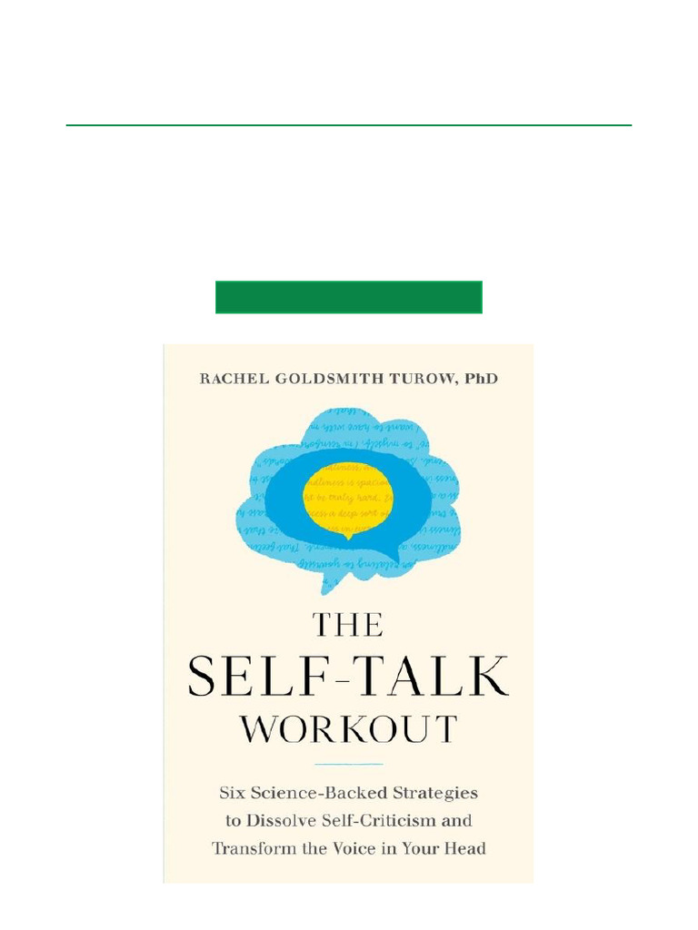 Just Released The Self Talk Workout Six Science Backed Strategies To ...