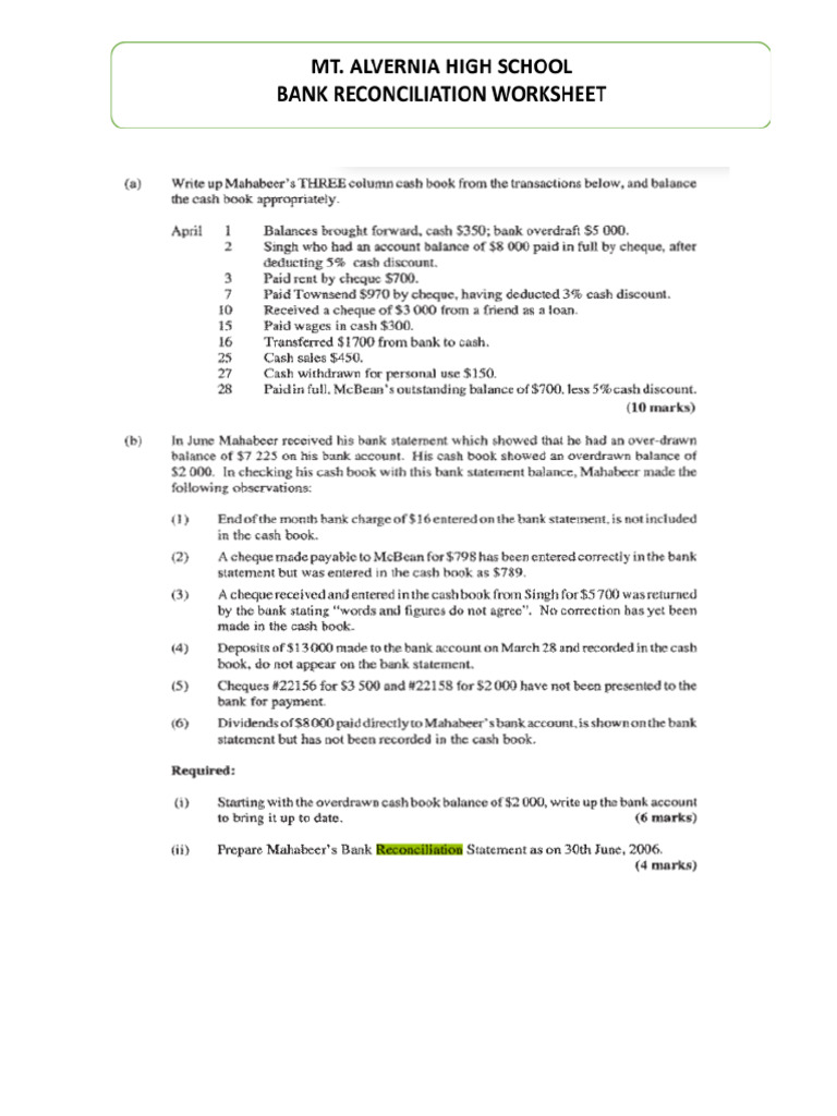 WORKSHEET | PDF