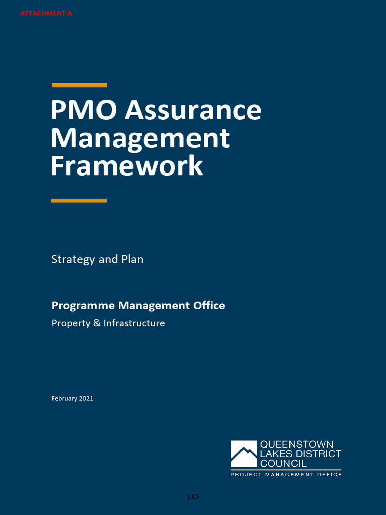 Pmo Assurance Management Framework | PDF | Audit | Internal Audit
