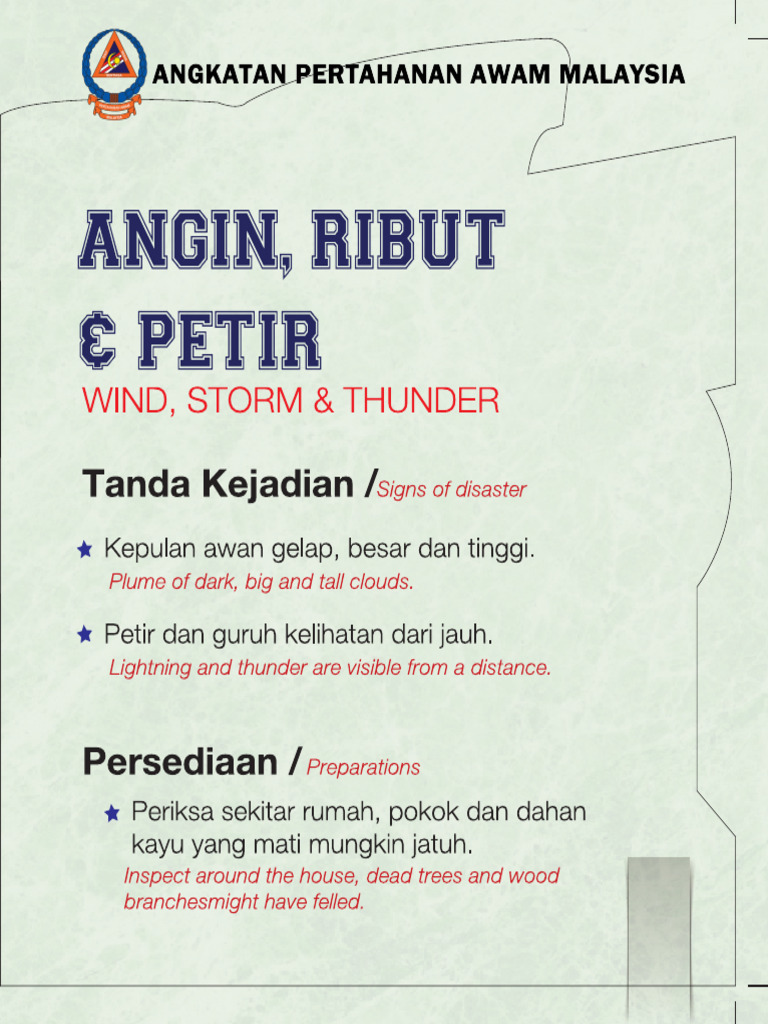 Angin, Ribut, Petir | PDF