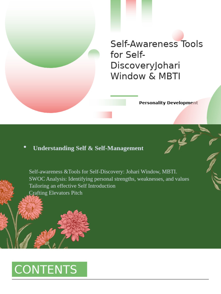UNIT 1 Self-Mastery & Leadership Mindset | PDF | Self Awareness ...