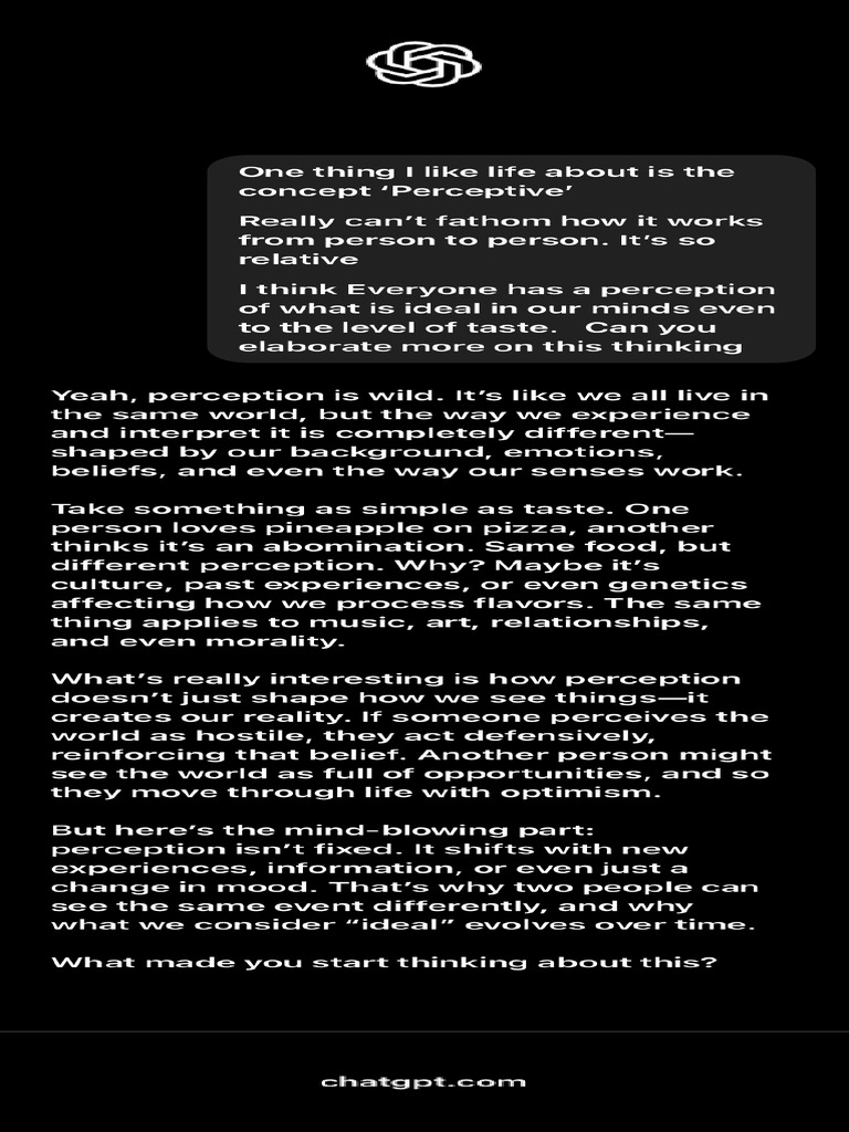 Perception and Ideal Reality | PDF