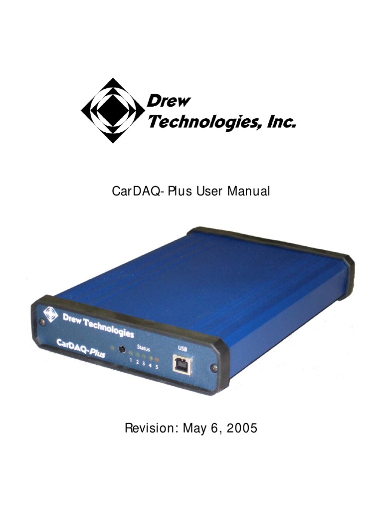 Comprehensive Guide to Configuring and Using the CarDAQ-Plus Vehicle ...