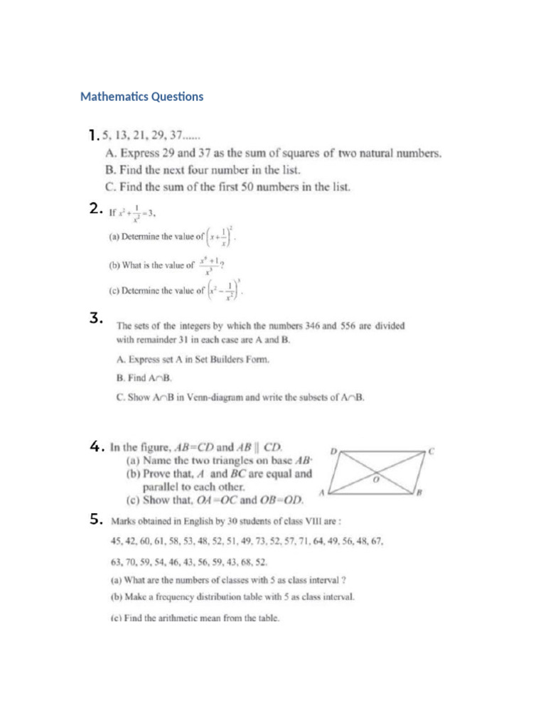 Math_Questions_Formatted | PDF