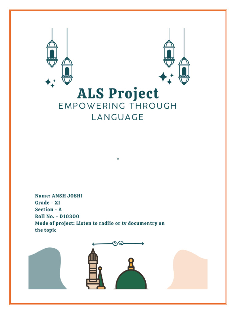 Ansh ALS - Empowering Through Language | PDF