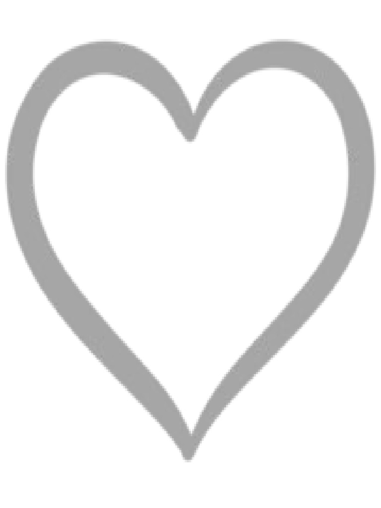 Corazon plantilla grande carta | PDF