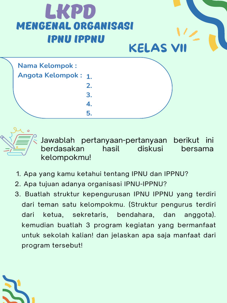 LKPD Ipnu Kelas 7 | PDF
