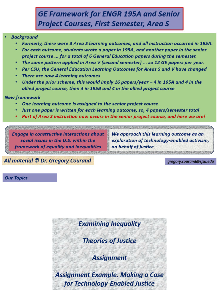 ENGR 195A: Inequality and Justice Framework | PDF | Justice | Crime ...