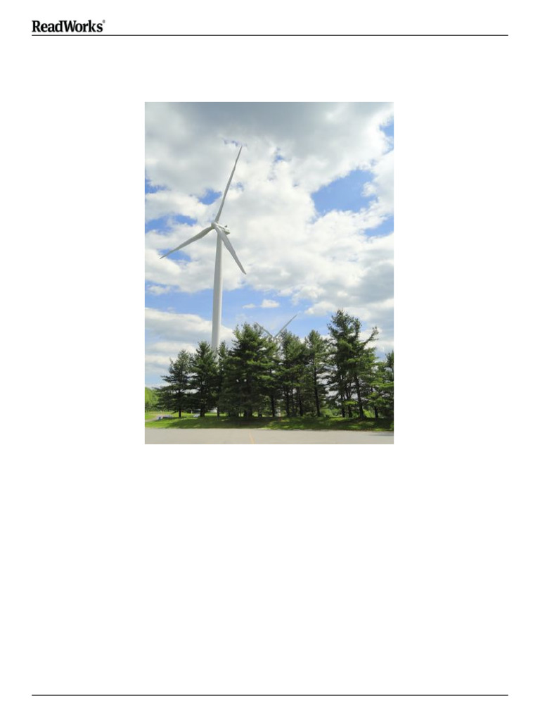 Wind Power: by Rachelle Kreisman | PDF
