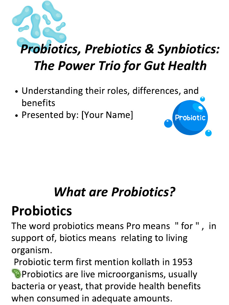 Probiotics: Benefits and Selection Criteria | PDF | Probiotic ...