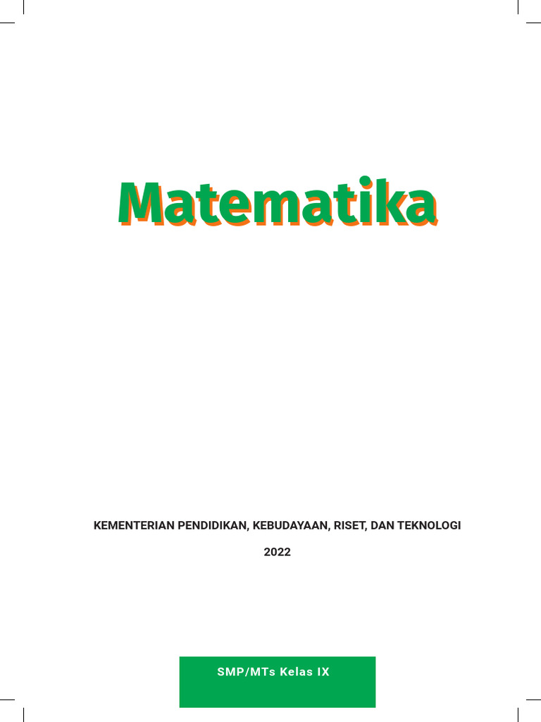 Buku Matematika Kelas XI Kurikulum Merde | PDF
