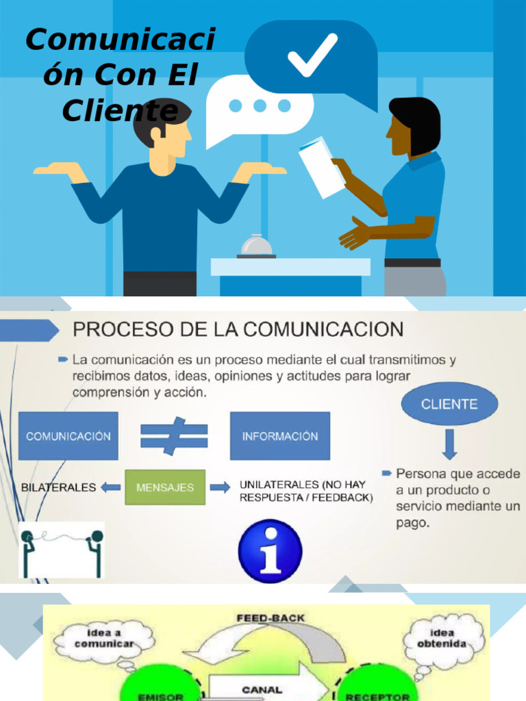 Presentación 8 Comunicación Con El Cliente | PDF