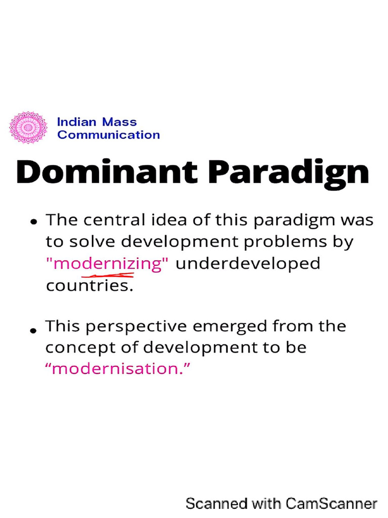 Dominant Paradigm | PDF