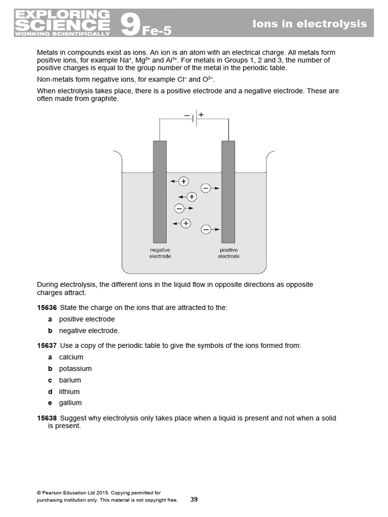 Sci 9fe-5 Question | PDF