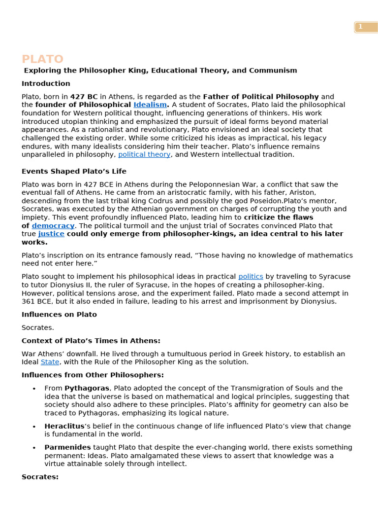 Plato | PDF | Plato | Justice