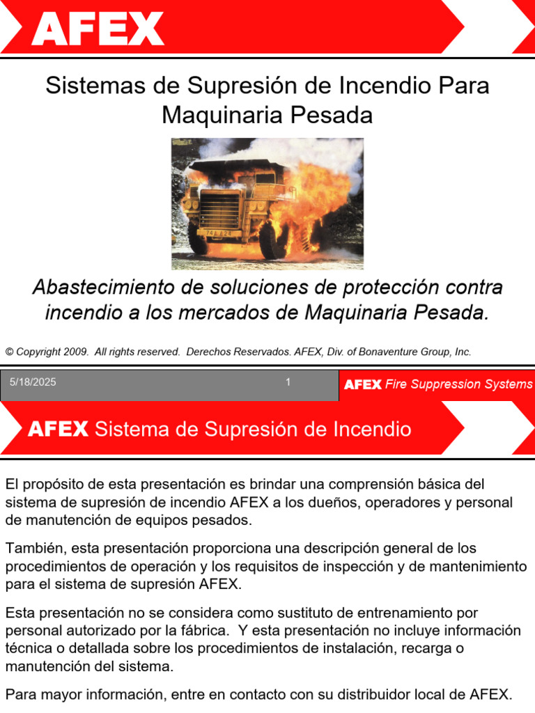 Sistema AFEX Maquinaria Pesada | PDF | Solenoide | Energía y recursos