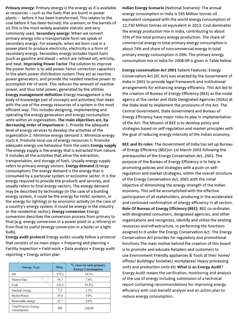 EEM Importaint | PDF | Energy Conservation | Efficient Energy Use