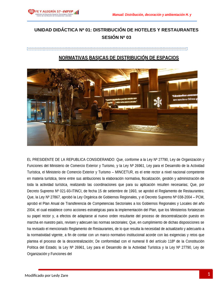 Separata #03 - Normas Básicas | PDF | Despensa | Cocina