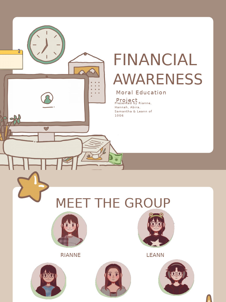 Financial Awareness Moral Education Project | PDF | Expense | Budget