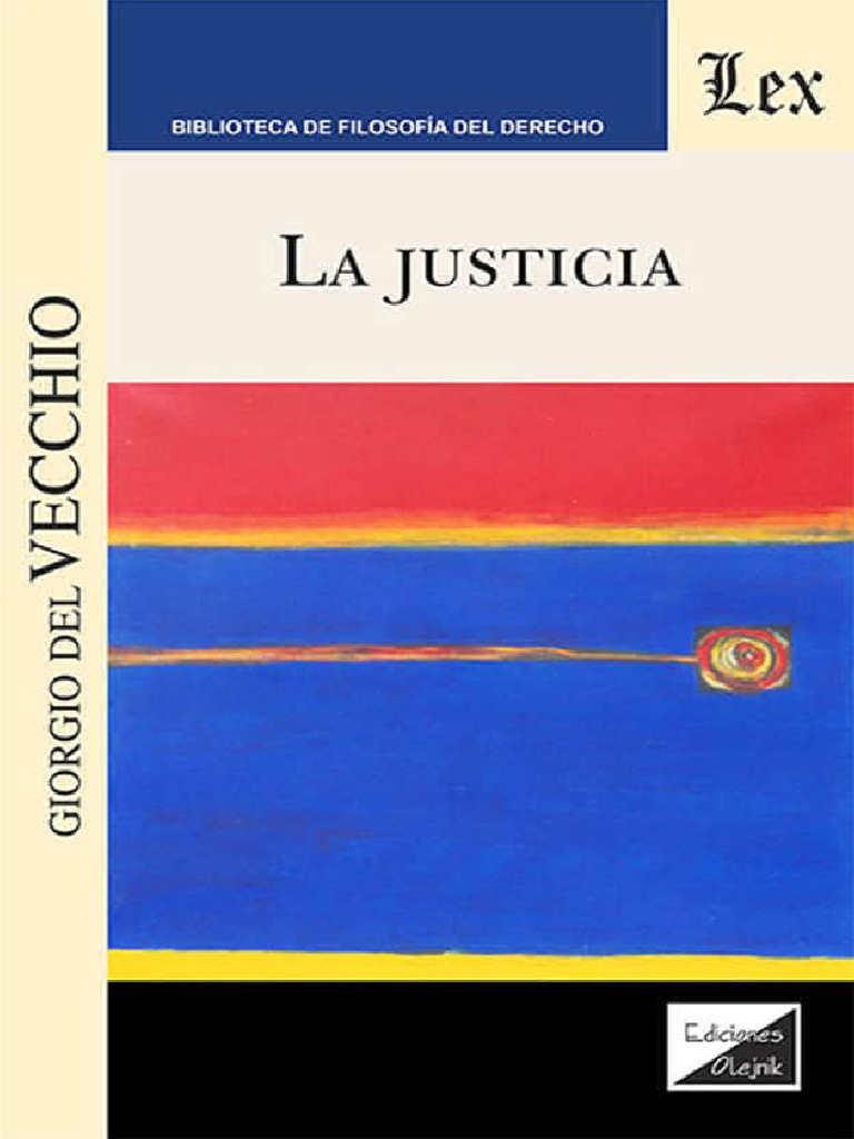 La Justicia - Del Vecchio | PDF | Justicia | Crimen y violencia