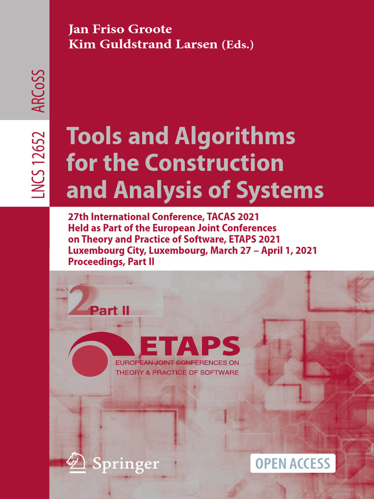 Tools and Algorithms For The Construction and Analysis of Systems | PDF ...