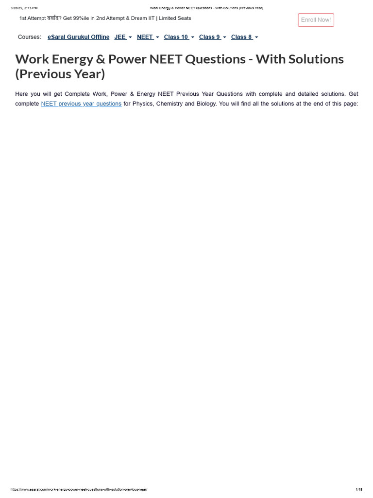 DOC-20250423-WA0014 Work Power Engey Pyq PDF | PDF | Career And Technical Education ...