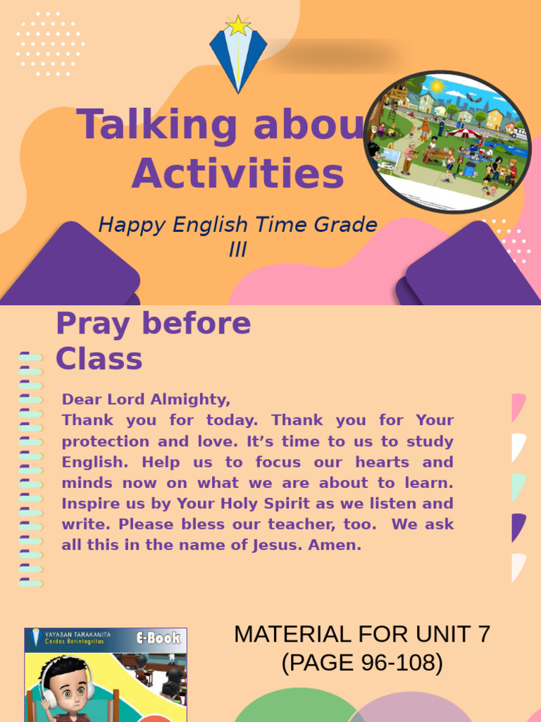 Class 3 - Talking About Activities - Share | PDF