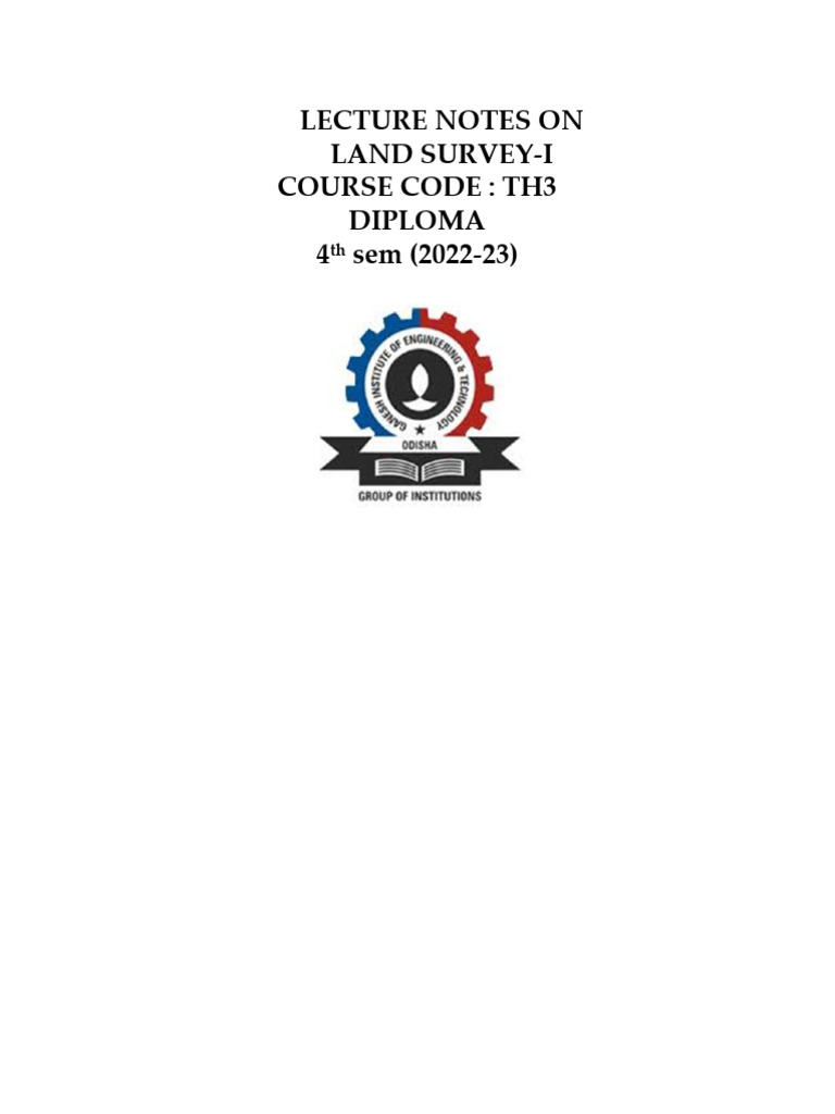 945494680land Survey LN | PDF | Surveying | Map