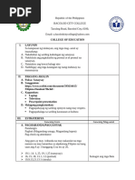 Sanaysay Lesson Plan | PDF