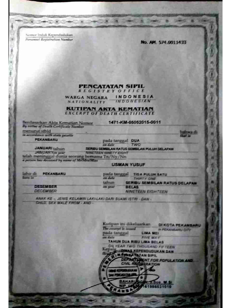 Data Tanah A. Yani | PDF