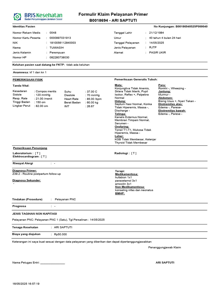 fkpp pnc 1 tumiasih | PDF