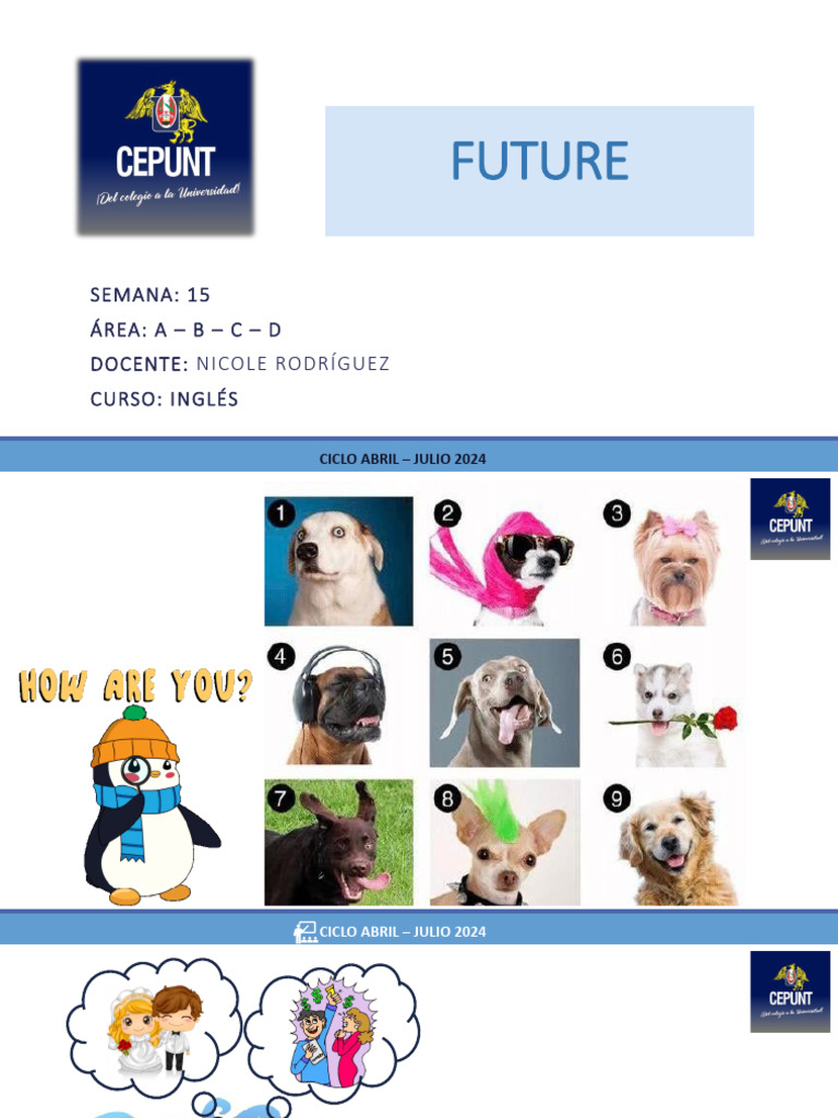Week 15 - Future-Cepunt-Diapositivas 2024 | PDF | Grabación de sonido