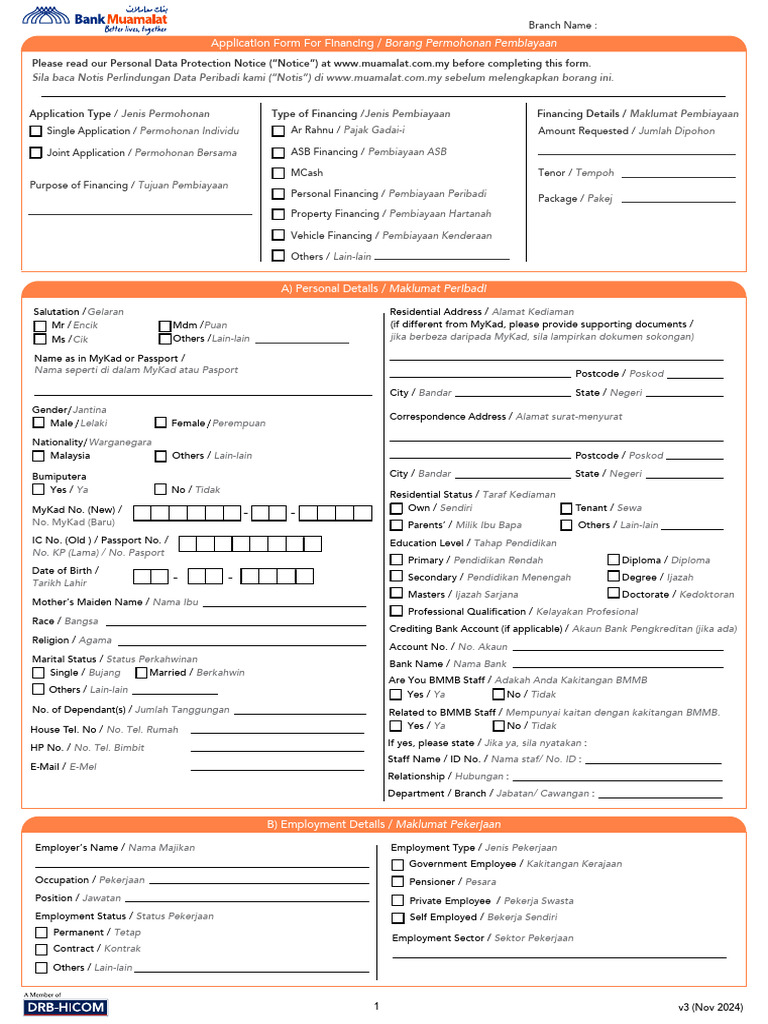 Application Form Amended 21NOV 5 | PDF