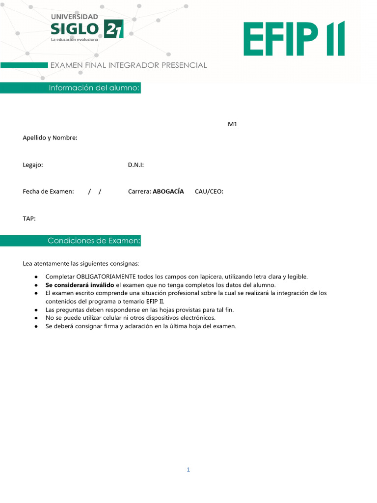 Marcelo y Ana - EFIP II | PDF