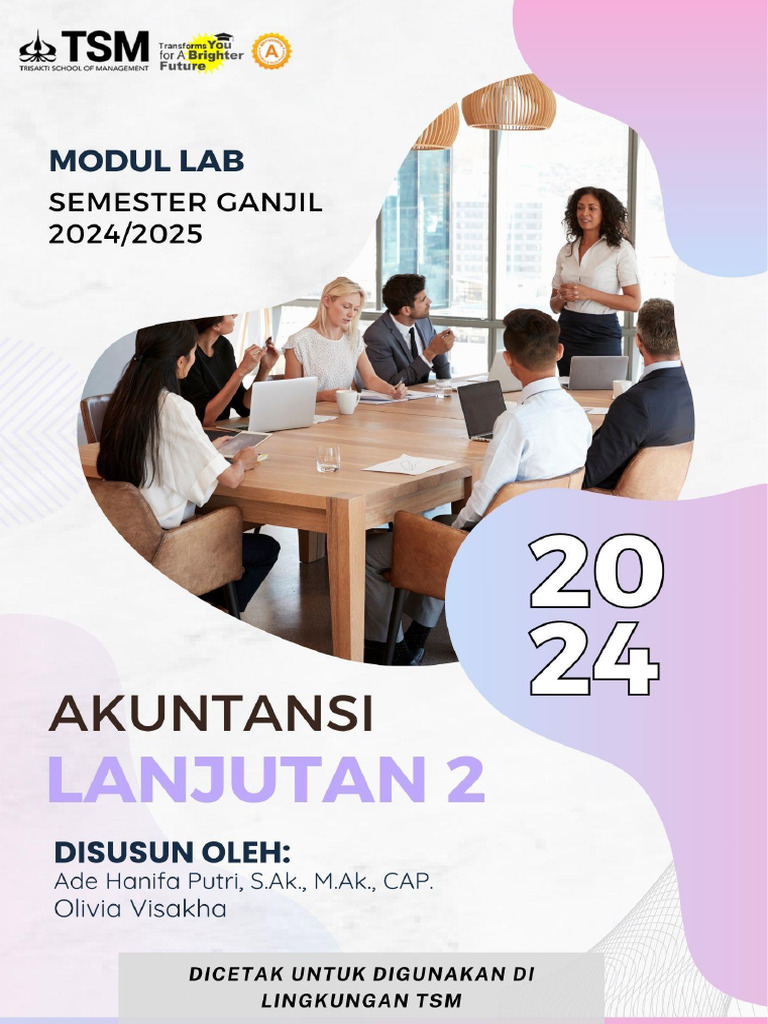 Modul Lab. Akuntansi Lanjutan II Ganjil 24.25 | PDF
