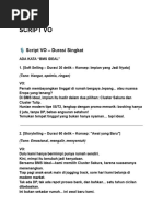 Contoh Naskah Voice Over Indonesia | PDF | Seni & Disiplin Bahasa | Seni