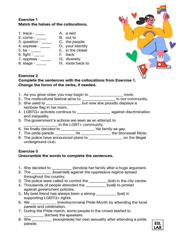 Pride-Month Worksheet S | PDF