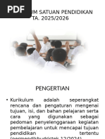 Panduan Penyusunan Kosp Tahun Pelajaran 2025 | PDF