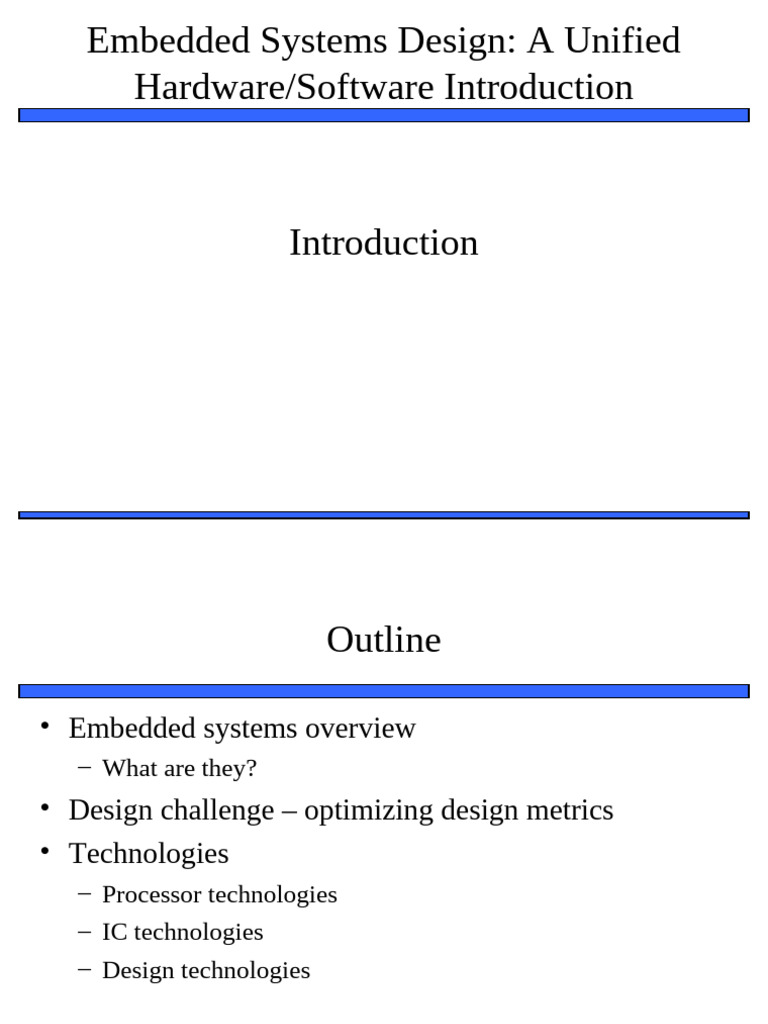 ES Intr | PDF | Integrated Circuit | Central Processing Unit